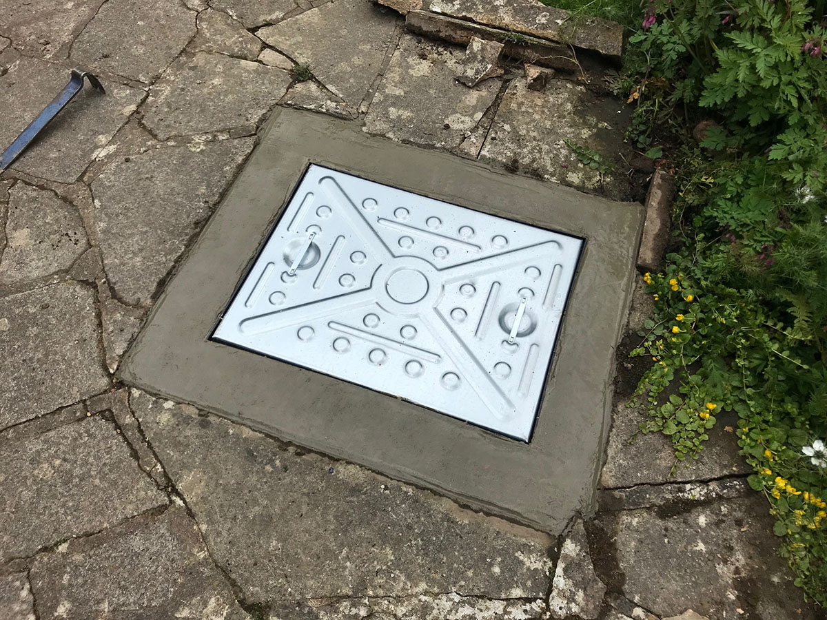 New drain cover in Crowborough - South Coast Handyman