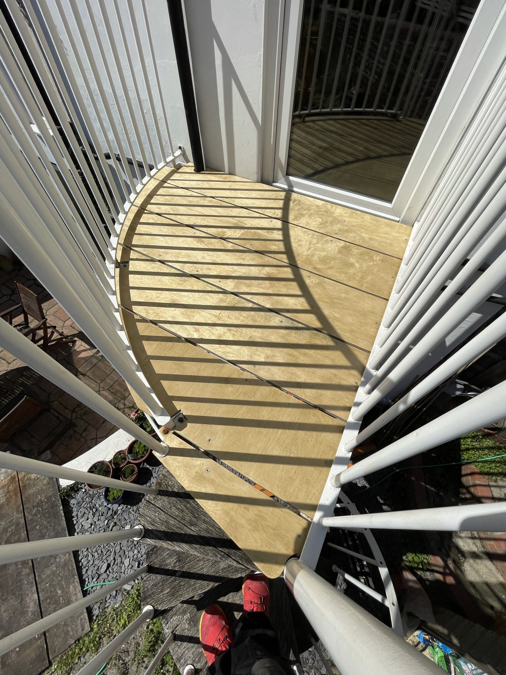 New Fire Exit landing - South Coast Handyman